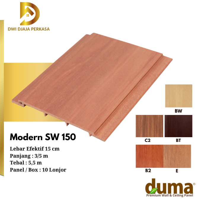 Jual DUMA® PANEL WPC TIPE MODERN SW 150 | Shopee Indonesia