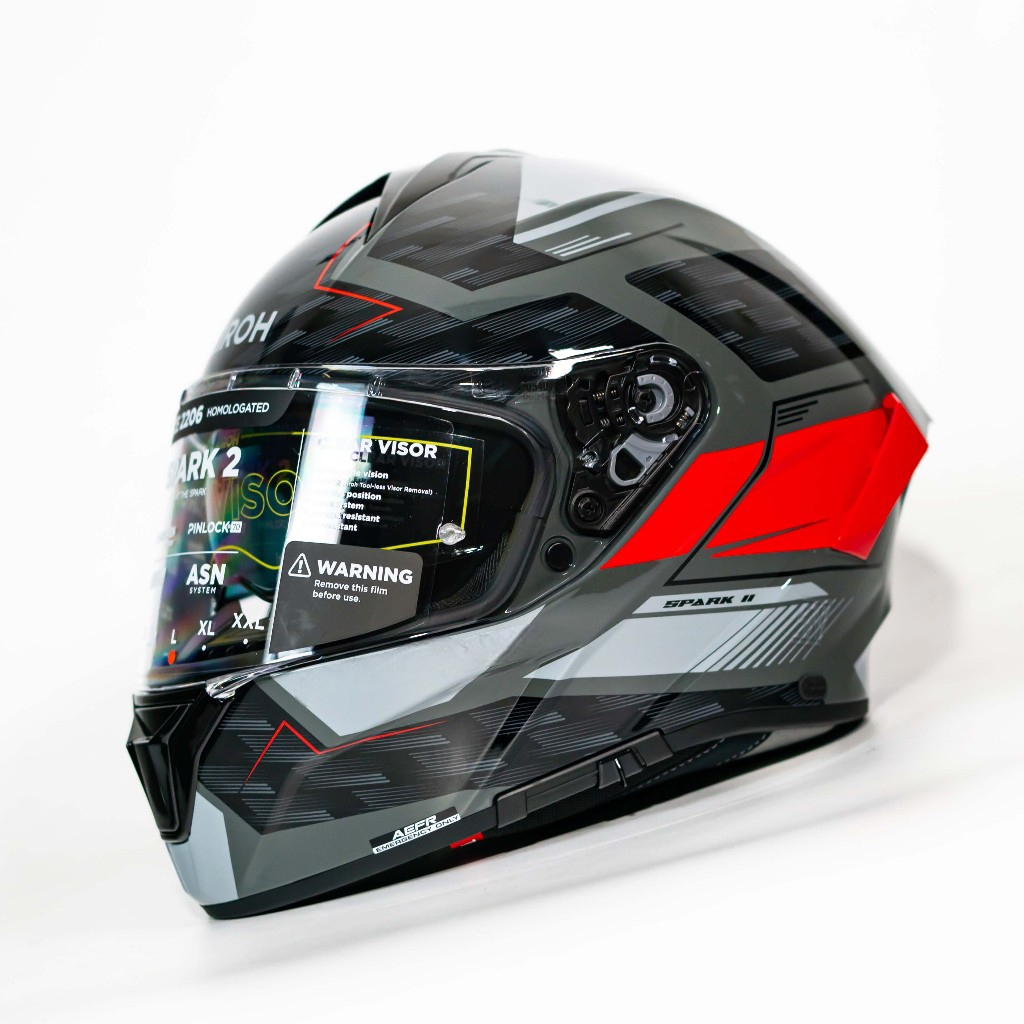 Jual Helm Airoh spark 2 Zenith Red Gloss | Shopee Indonesia