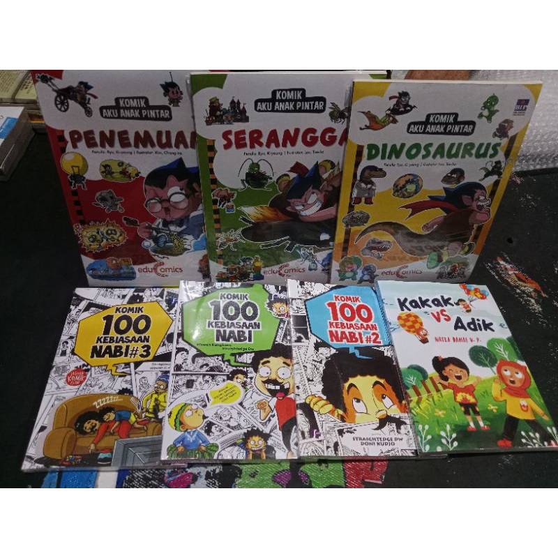 Jual BUKU KOMIK 100 KEBIASAAN NABI - KOMIK ANAK PINTAR - KAKAK VS ADIK ...