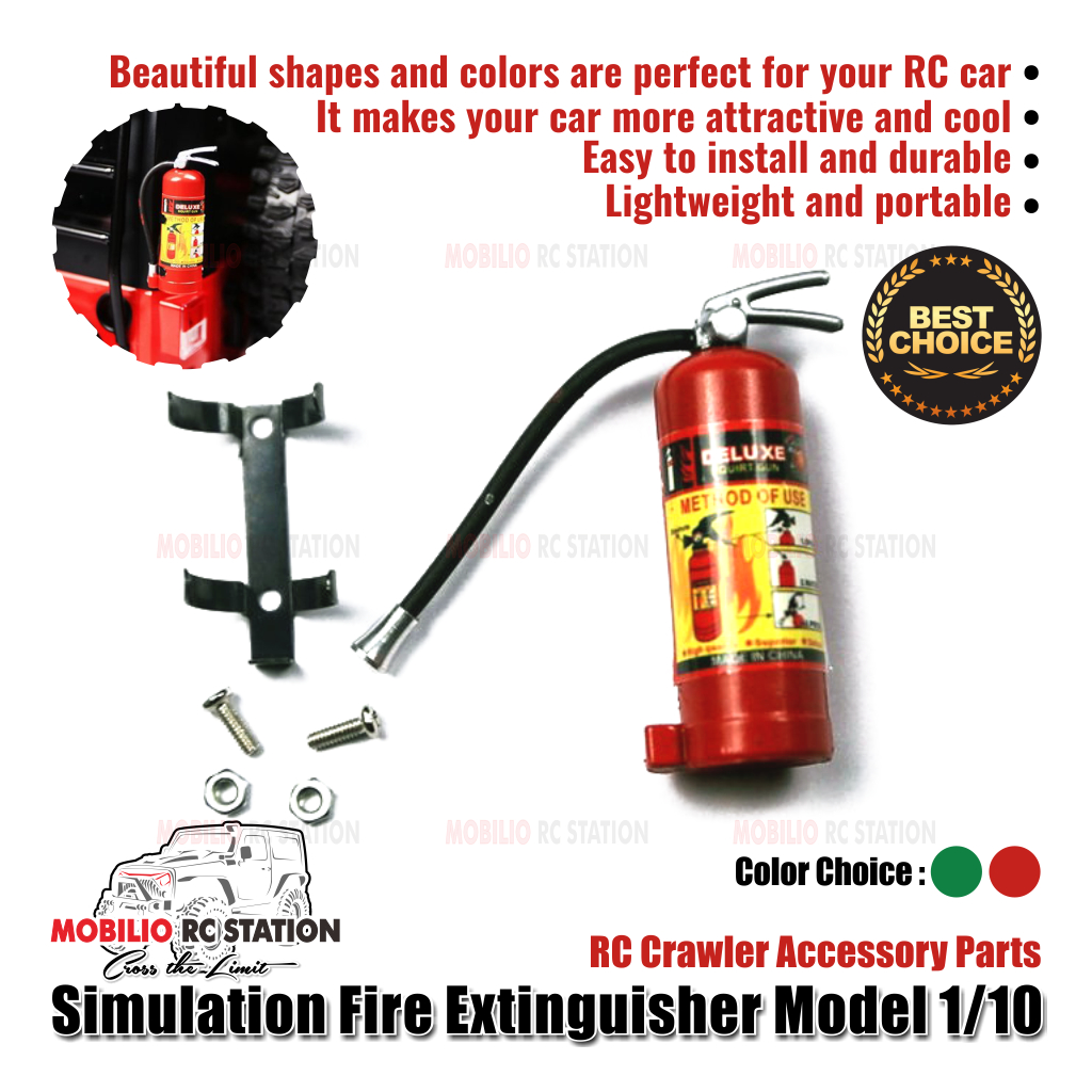 Jual Simulation Fire Extinguisher 1/10 RC Accessories Pemadam Kebakaran ...