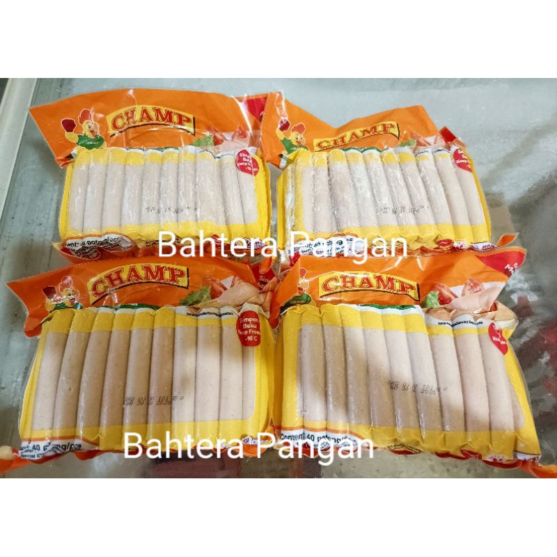 Jual Champ Sosis Ayam 1 kg isi 40pc | Sosis Champ 1 kg | Shopee Indonesia