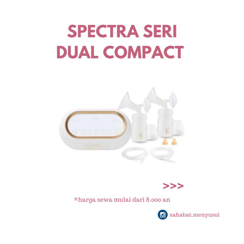 Jual sewa pompa asi Spectra Seri Dual Compact bisa kirim seluruh indo ...