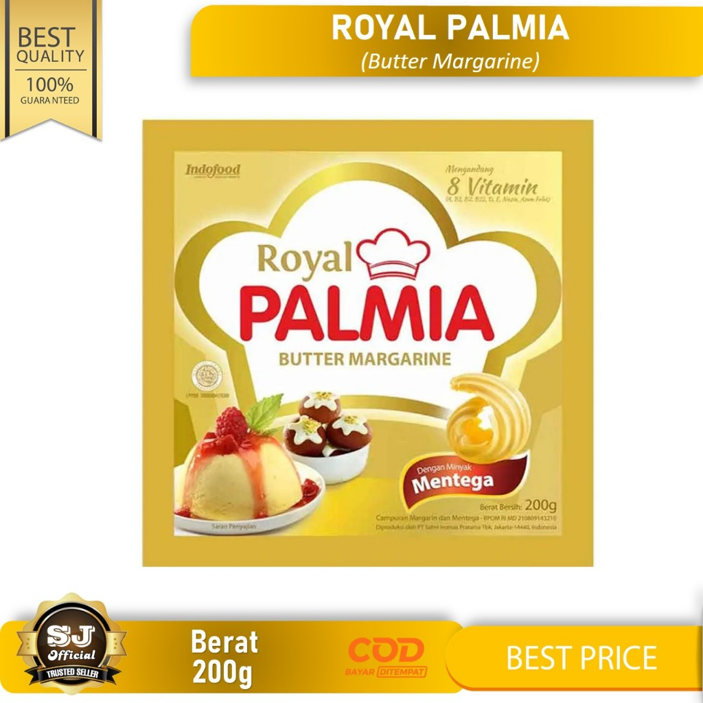 Jual ROYAL PALMIA Butter Margarine Sachet 200gr - Margarin dan Mentega ...