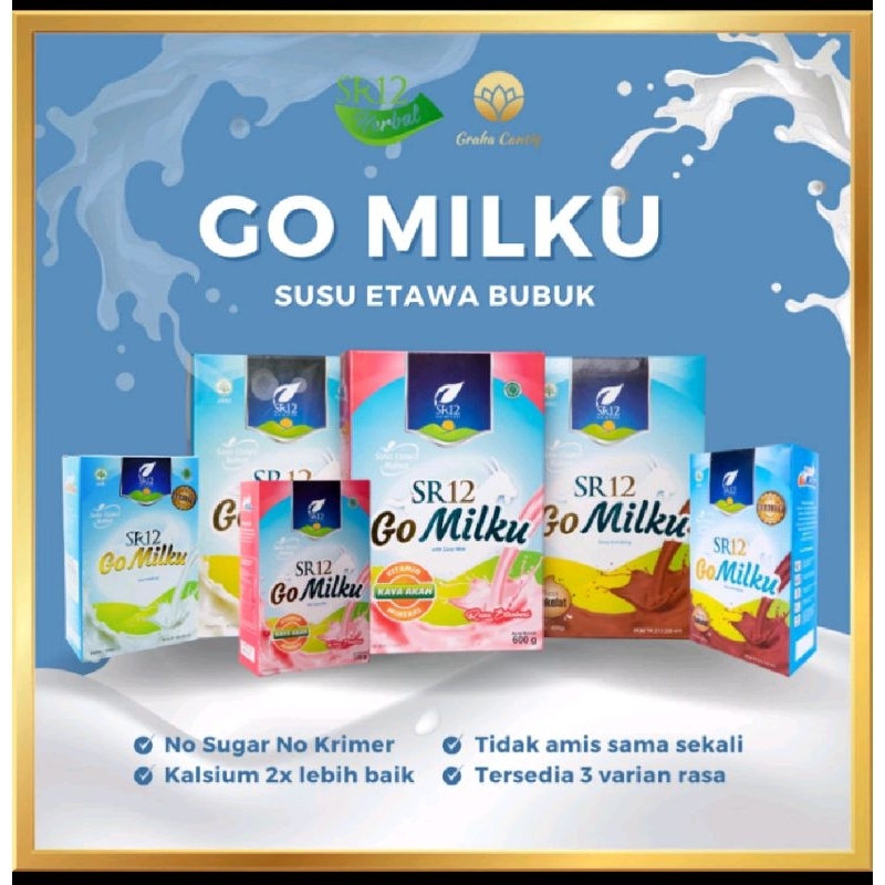 Jual susu kambing etawa Gomilku SR12 berat 600gr | Shopee Indonesia