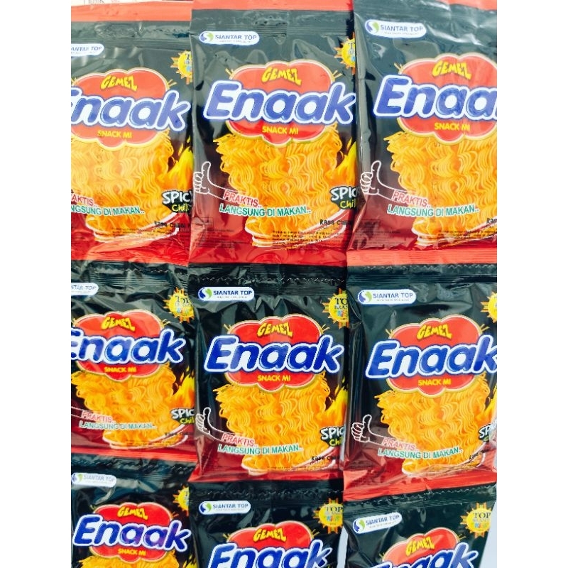Jual Mi Gemez Enaak Spicy (1 pack isi 10 pcs) | Shopee Indonesia