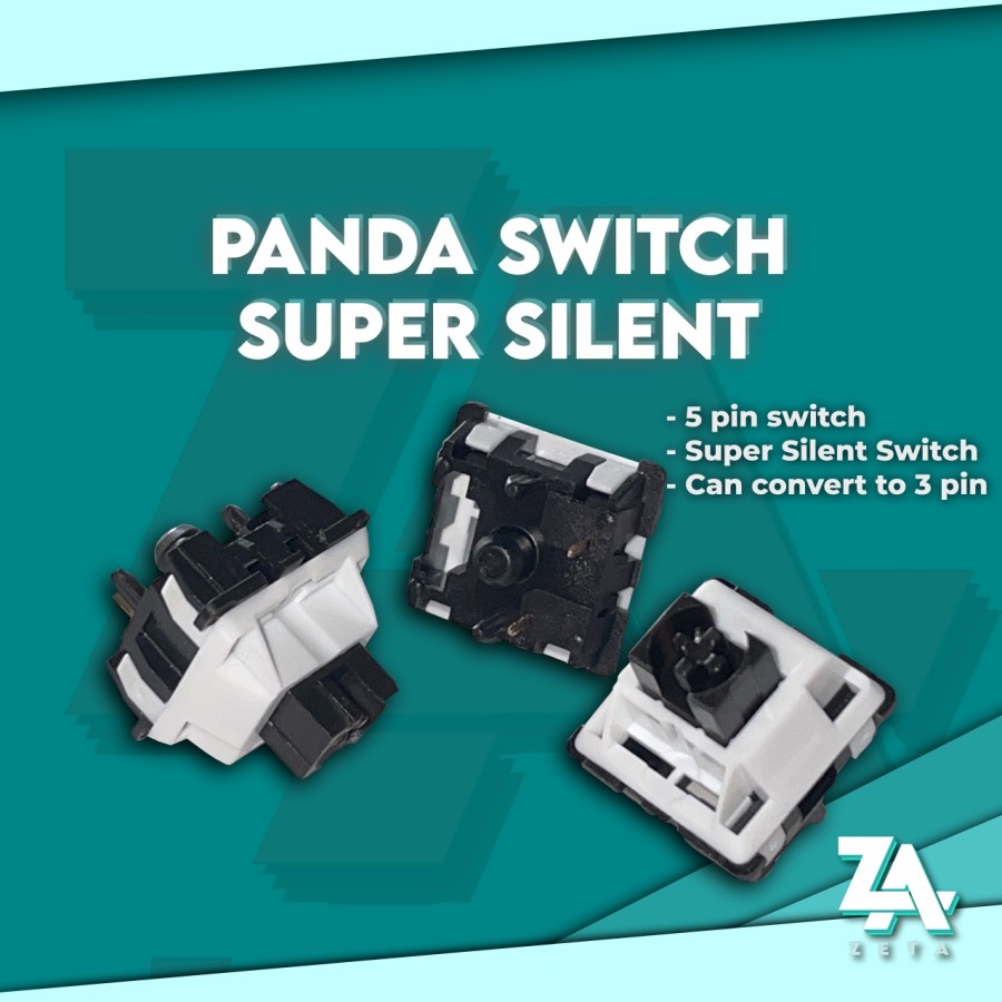 Jual Mechanical Keyboard Switches Panda Super Silent Switch Linear 5 ...