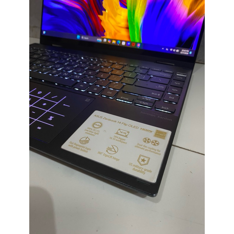 Jual zenbook oled UN5401QA Ryzen 9-5900hx ram 16 /1 tb ssd touch resmi ...
