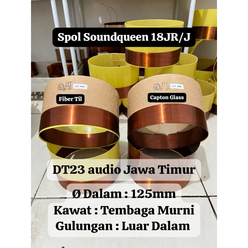 Jual Spull Speaker Soundqueen 18JR/J DT Music lilitan luar dalam / Spul ...