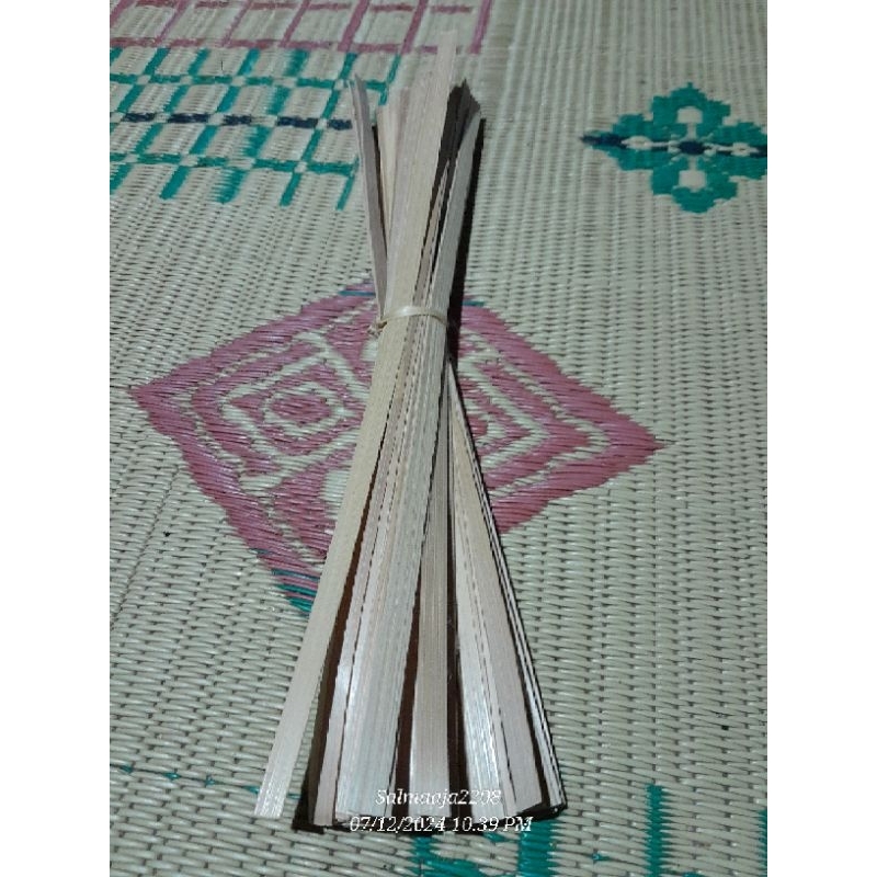 Jual P=20Cm 50Pcs Iratan Bambu Tebal 1Mm Lebar 1Cm Bahan Anyaman ...