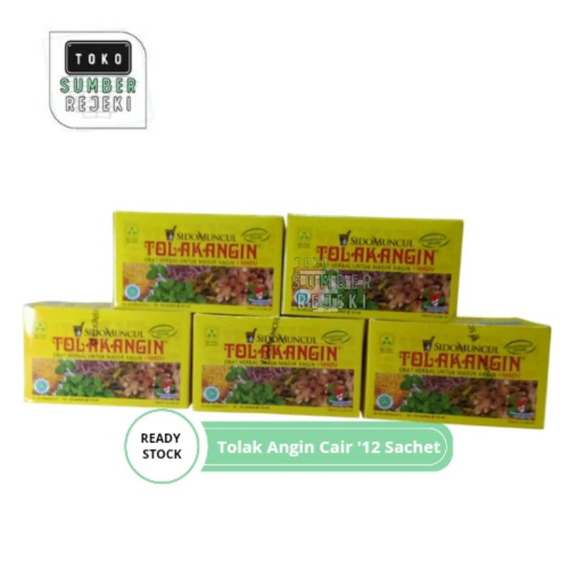 Jual Sido Muncul Tolak Angin Cair '12 Sachet Jamu Tolak Angin per Box ...