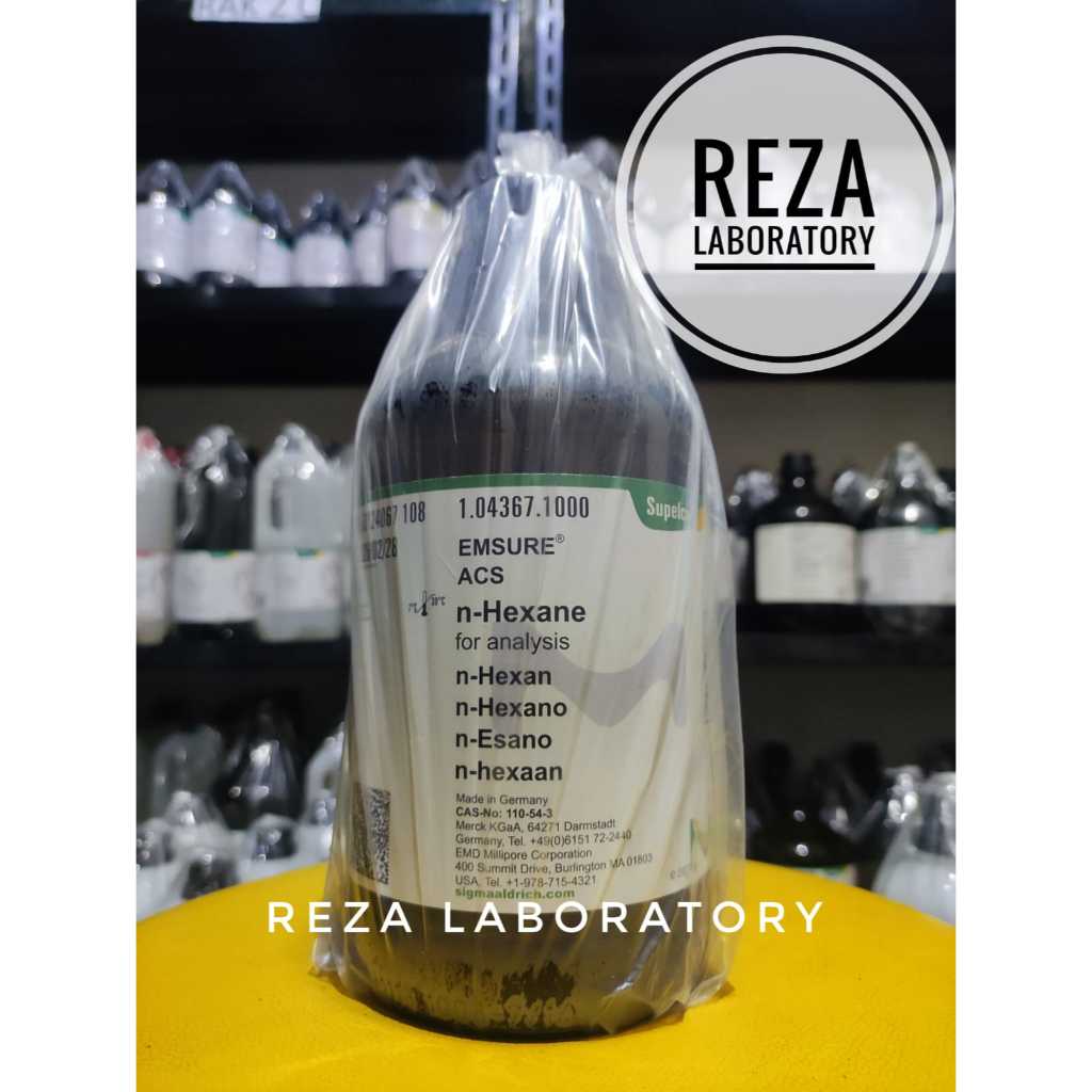Jual N-HEXANE / HEXANE / Heksana MERCK 104367 1L ORIGINAL | Shopee ...