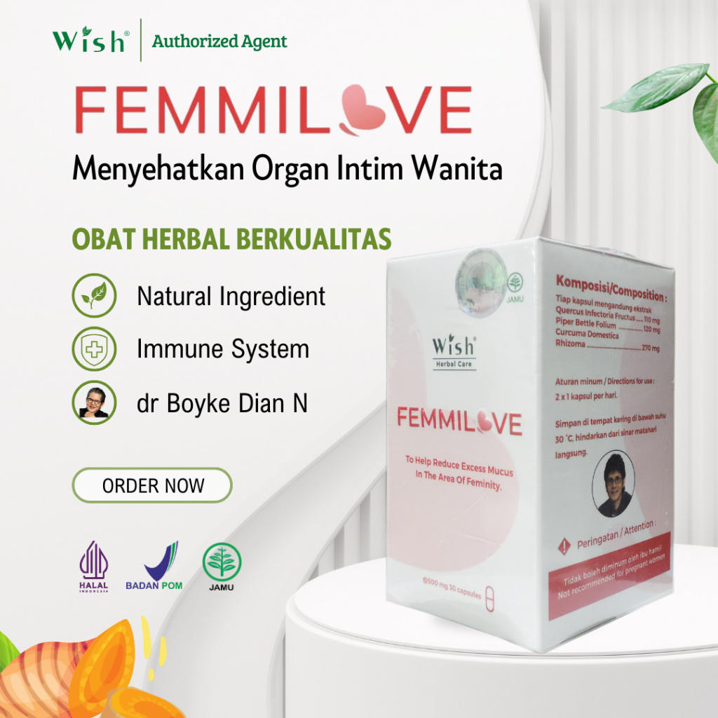 Jual WISH Femmilove Dr.Boyke Atasi Keputihan,Gatal-gatal, & Rapat Seperti Gadis | Shopee Indonesia