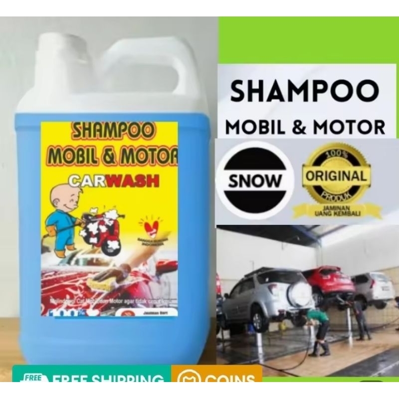 Jual Shampoo Mobil & Motor Car Wash Snow Original | Shopee Indonesia