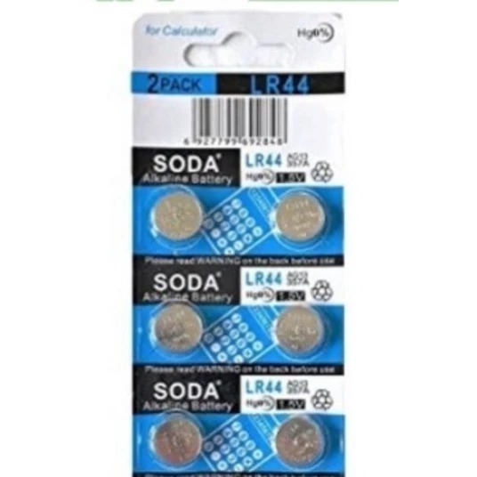 Jual Baterai LR 44 / Baterai LR44 [BMS] SODA Alkaline Baterai | Shopee ...