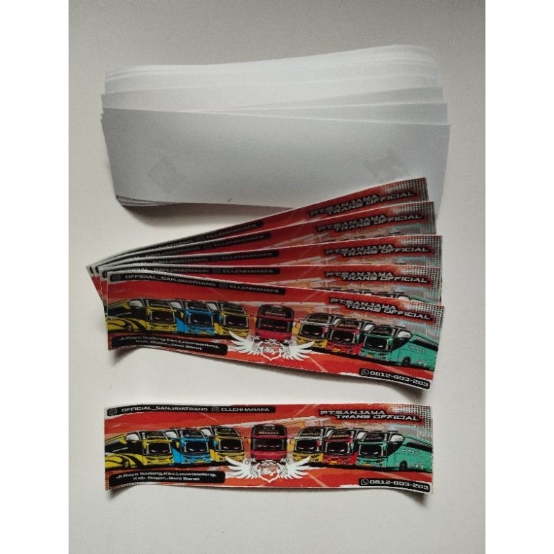 Jual Stiker bus basuri albino marvel panglima avatar sanjaya trans ...