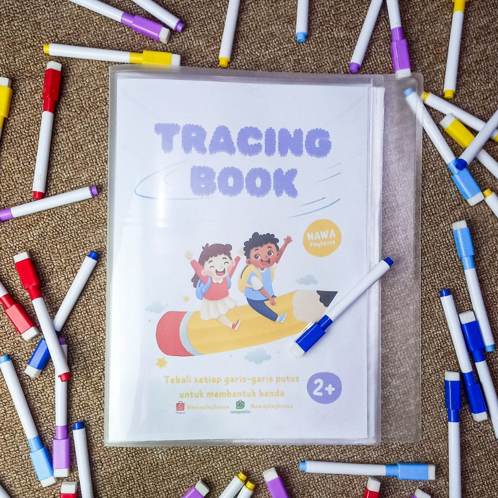 Jual Nawagame Buku Edukasi Tracing Lembar Kerja Anak Pra TK / Paud ...