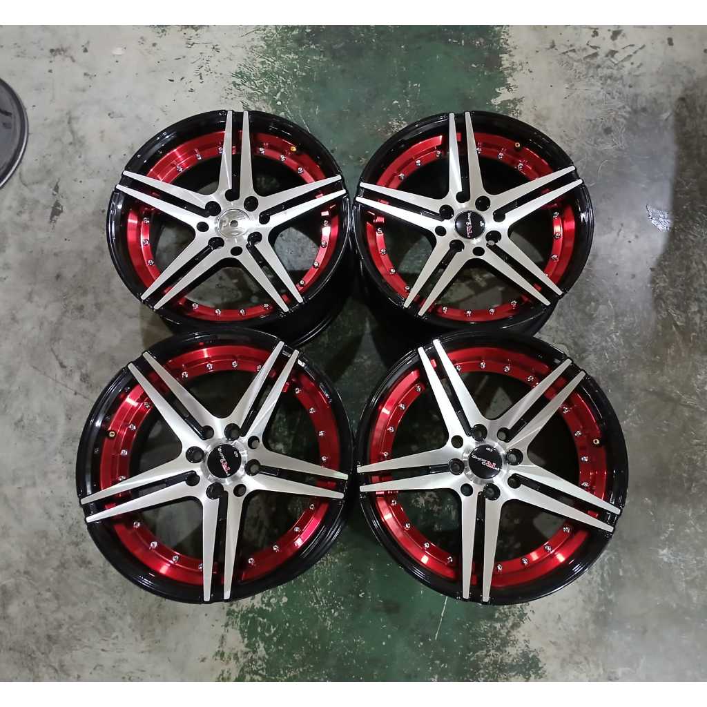 Jual VELG MOBIL SEKEN PRORACING RING 16 HOLE 4X100/4X114,3 BUAT AVANZA ...
