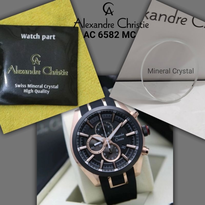 Jual Kaca Mineral Crystal Alexandre Christie AC6582MC Swiss Made ...