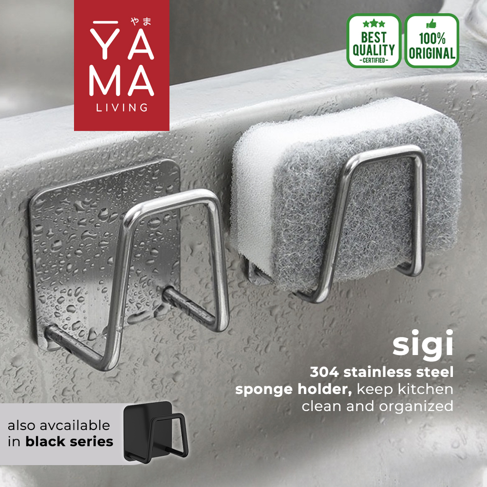 Jual YAMA SIGI Sponge Holder Stainless Tempat Spons Cuci Piring ...