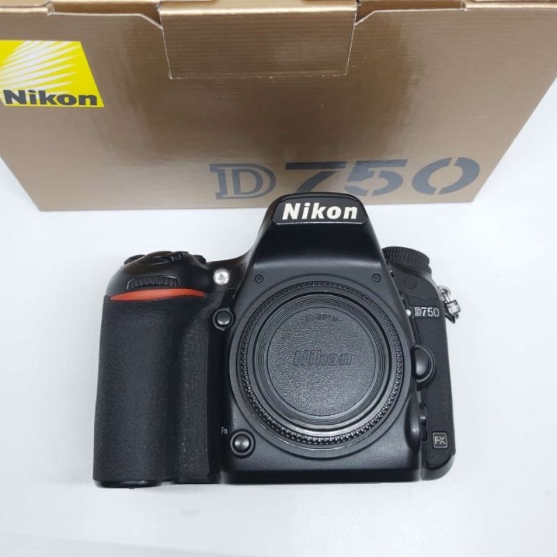 Jual Kamera DSLR Fullframe Nikon D750 Body Only No Vignet SC Rendah | Shopee Indonesia