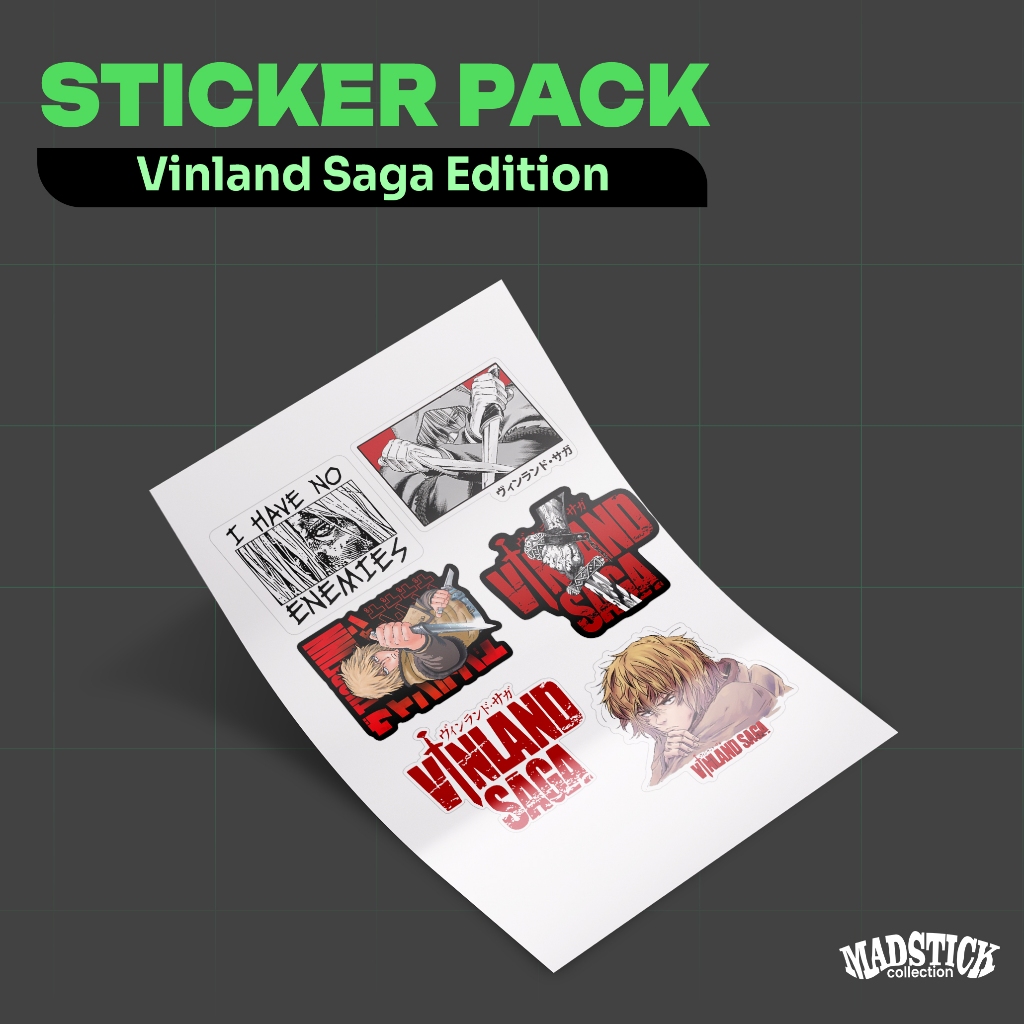 Jual STICKER PACK VINLAND SAGA / STICKER ANIME / STICKER AESTHETIC ...