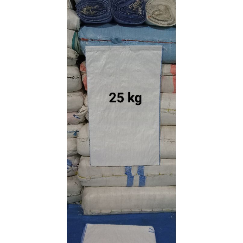 Jual karung plastik ukuran 25 kg BARU ( 100 biji ) | Shopee Indonesia