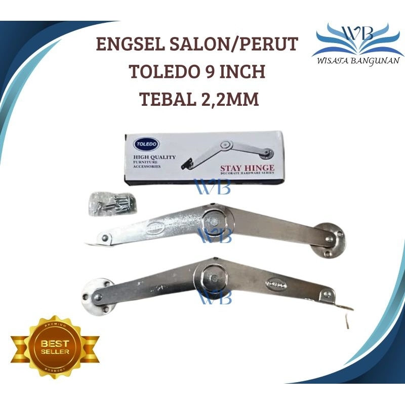 Jual ENGSEL SALON TEBAL / ENGSEL PERUT / SIKUTAN JENDELA TEBAL TOLEDO 9 ...