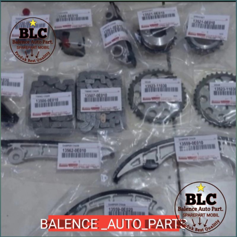 Jual TIMING CHAIN RANTAI KETENG Set Hilux Revo Innova reborn Fortuner 1 ...