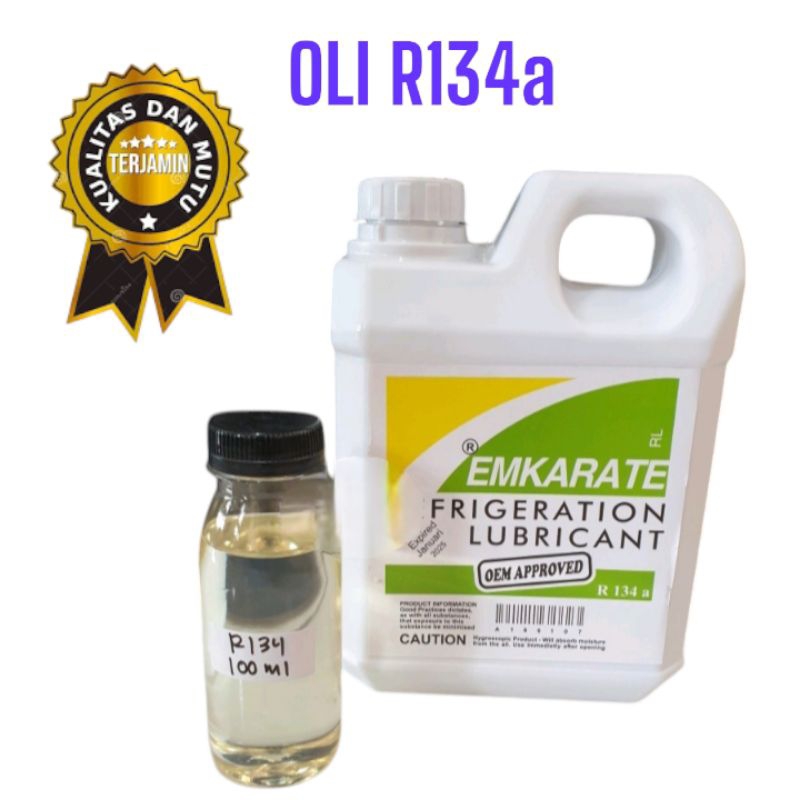 Jual Oli R134 100 Ml Emkarate Oli Kompresor AC Mobil/Ecer 100 Ml ...