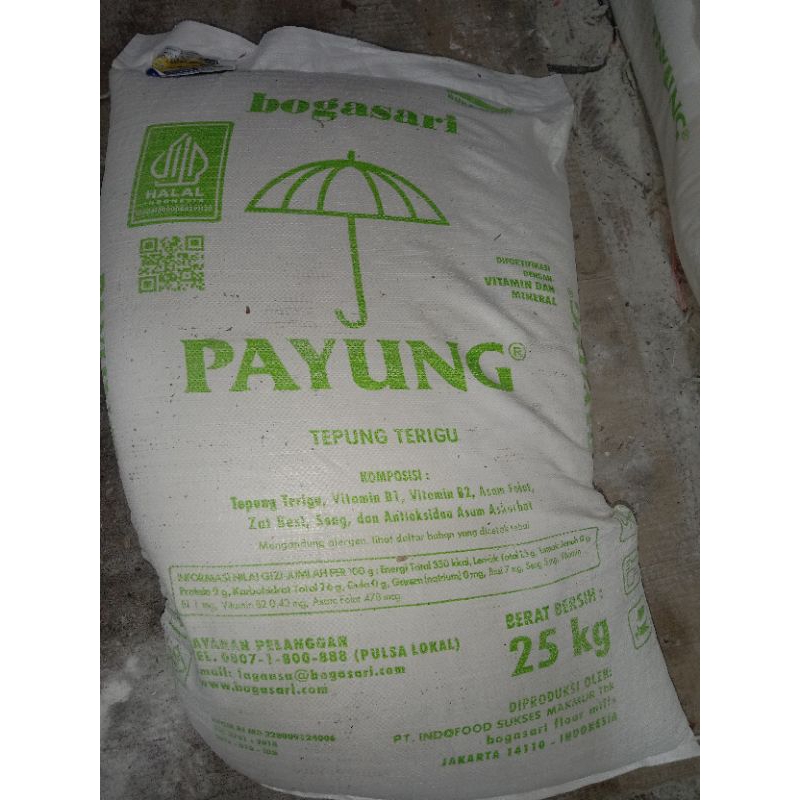 Jual Tepung terigu Payung 1 Karung Berat 25 KG | Shopee Indonesia