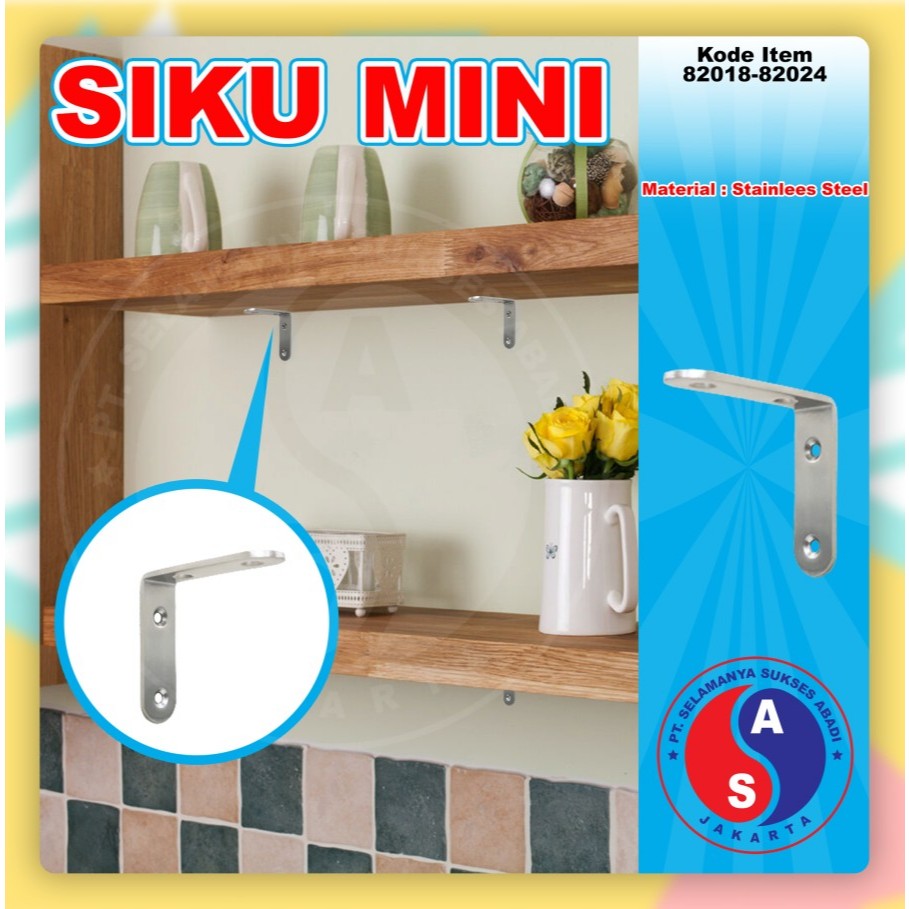 Jual Siku Ambalan Mini L Oval WINSTON Stainless | Shopee Indonesia