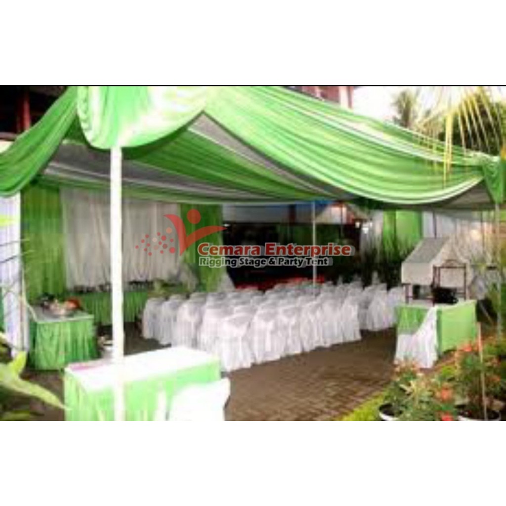 Jual TENDA PESTA / TENDA HAJAT UKURAN 3M X 6M SIAP PAKAI | Shopee Indonesia