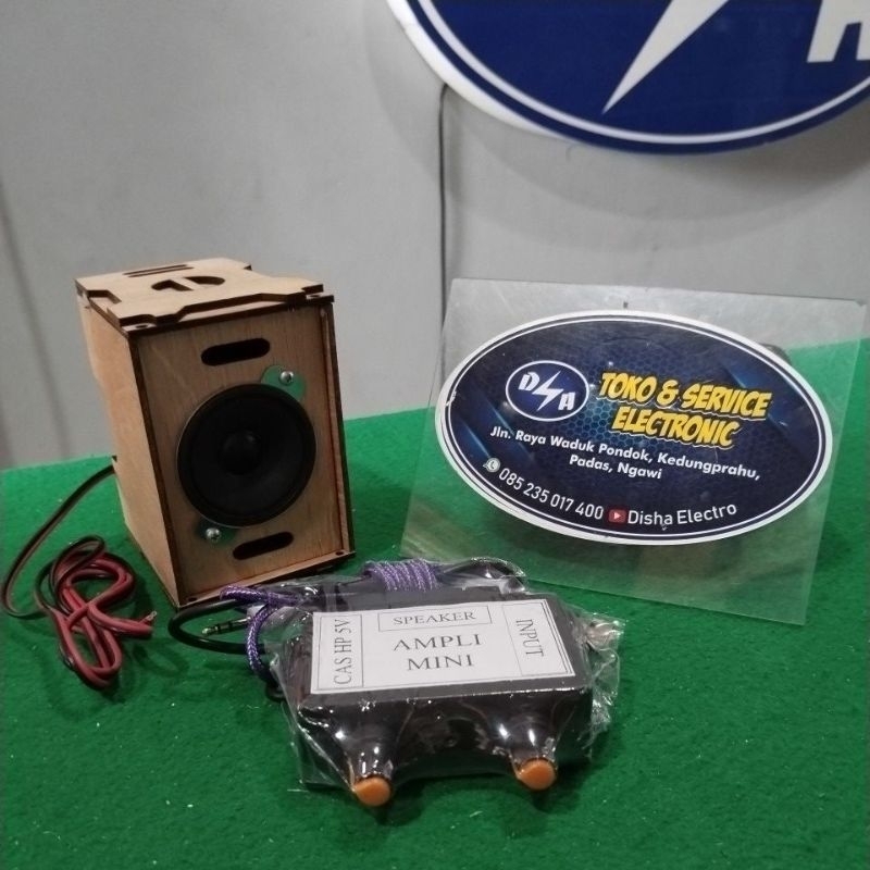 Jual Paket A Sound Miniatur Middle 2inch Plus Ampli Mini | Shopee Indonesia