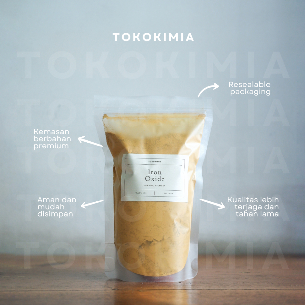 Jual Iron Oxide Yellow - Organic Pigment Powder Pewarna Bubuk Verf Oker ...