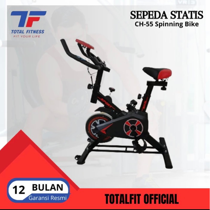 Jual SEPEDA STATIS Spinning Bike CH-55 | Shopee Indonesia