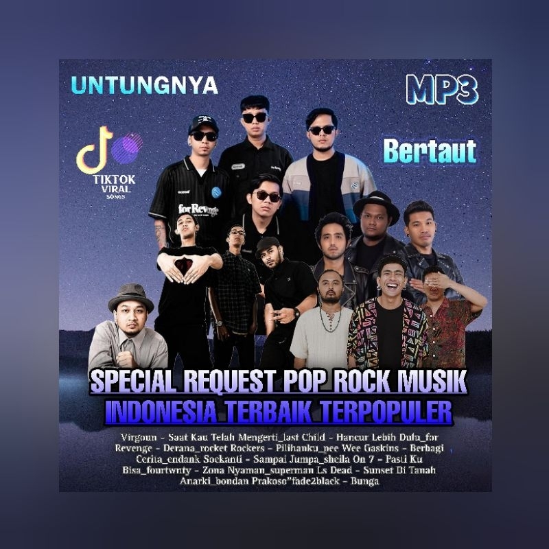 Jual KASET MP3 MOBIL MUSIK POP ROCK INDONESIA TERBAIK - KASET MP3 LAGU ...