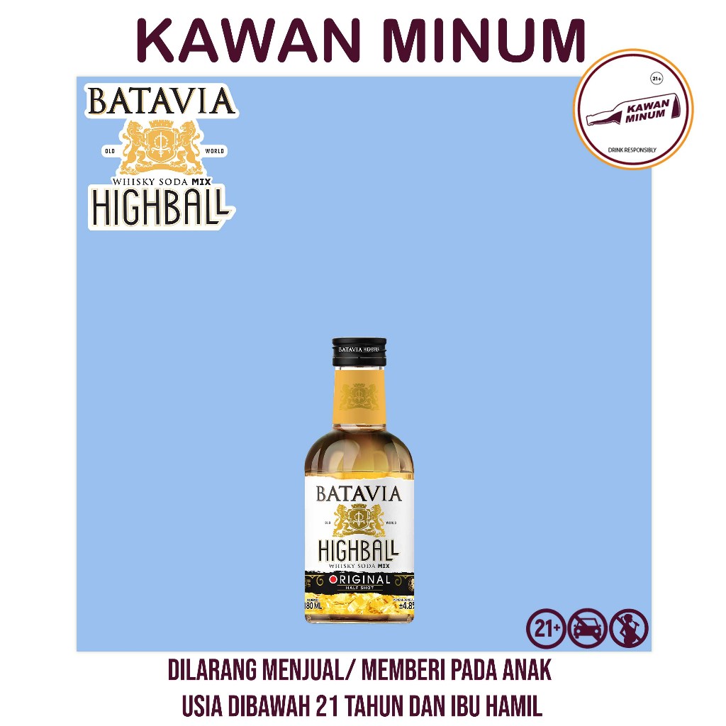 Jual Batavia Highball Original 180mL | Shopee Indonesia