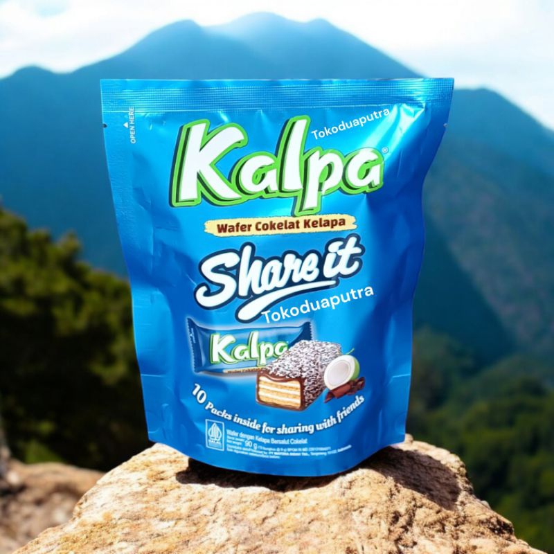 Jual Kalpa share it isi 10 pcs / kalpa share it wafer coklat kelapa 95 ...