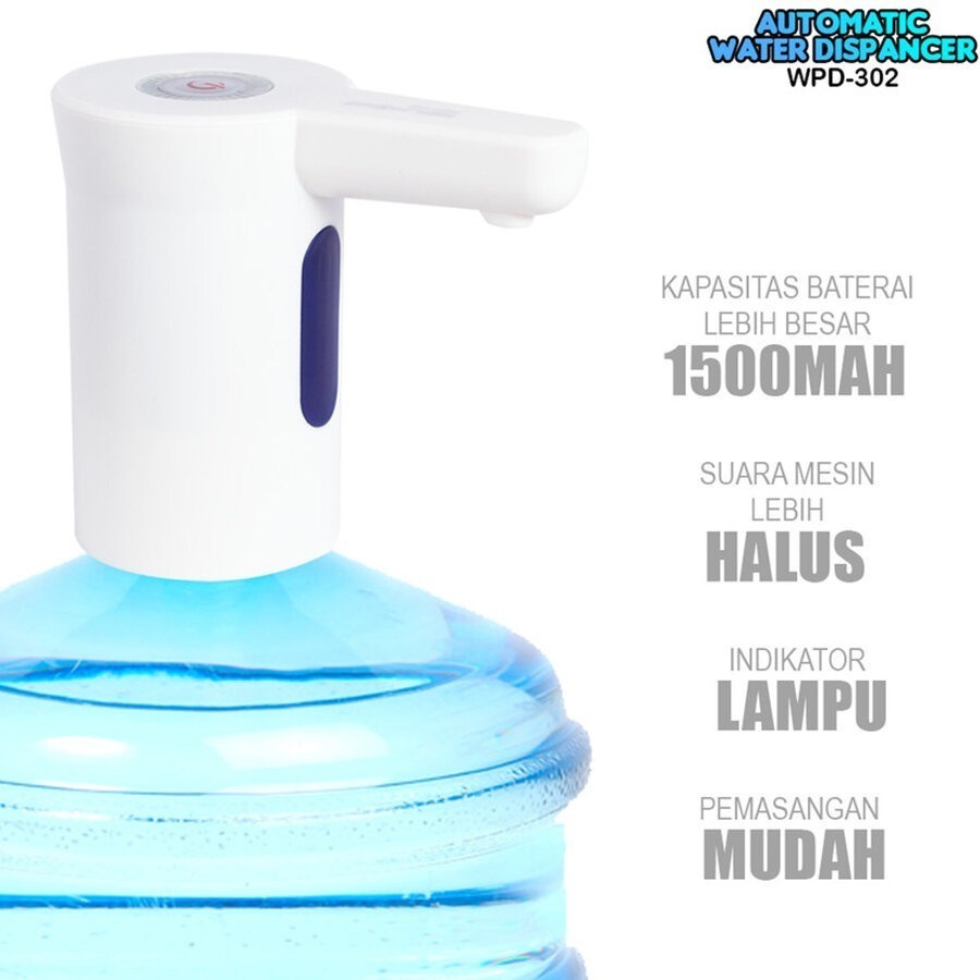 Jual Pompa Galon Elektrik / Dispenser Pompa Air Galon Wdp-302 | Shopee ...