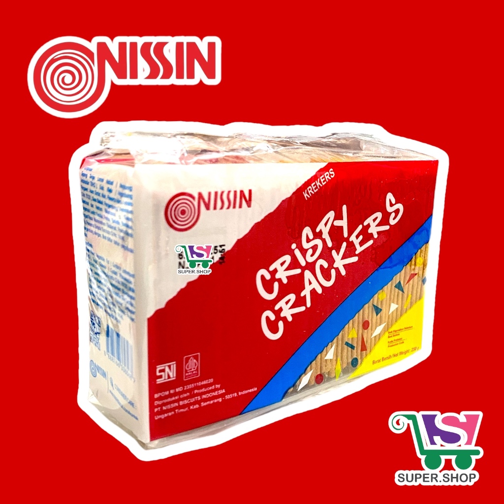 Jual Nissin Crispy Crackers 250 Gram . Biskuit Asin Krakers | Shopee ...