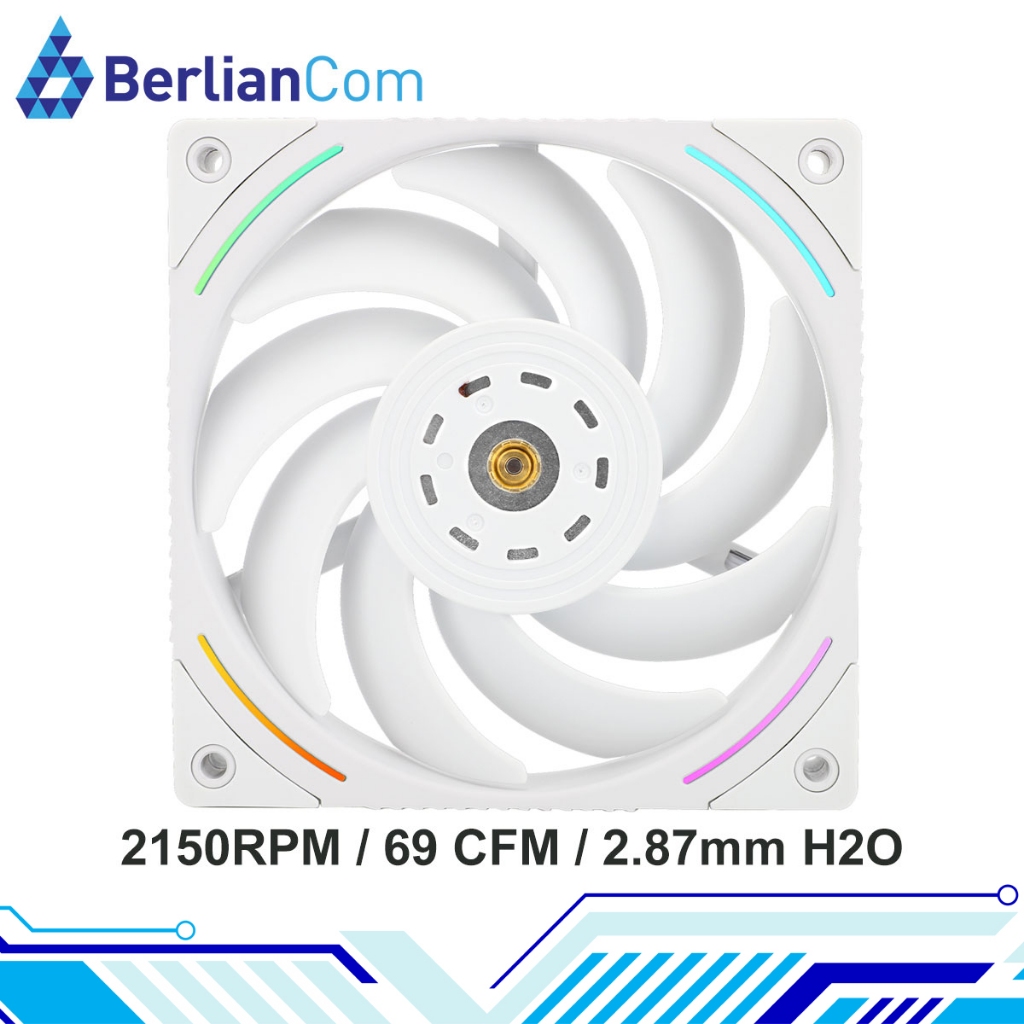 Jual THERMALRIGHT TL-K12W WHITE ARGB Static Pressure Optimize 120mm PWM Fan | Shopee Indonesia