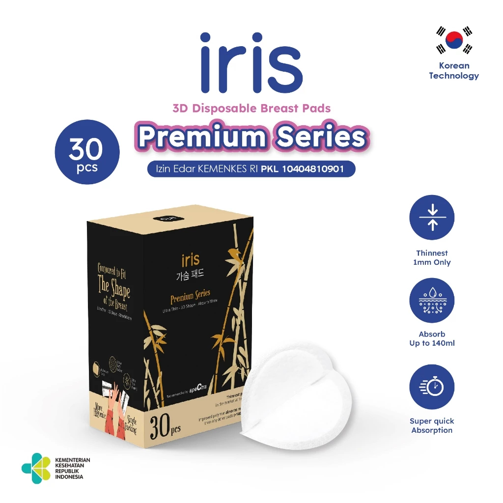 Jual Iris Disposable Breast Pads Premium Series 3D Shape | Shopee Indonesia