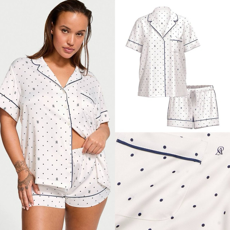 Jual Pajamas set silk | Shopee Indonesia