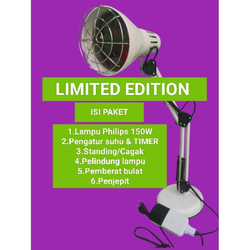 Jual LIMITED EDITION LAMPU INFRARED FISIOTERAPI PHILIPS 150W ADA ...