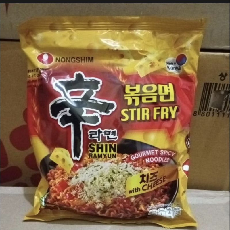 Jual Nongshim shin ramyun stir fry with chesee 136g | Shopee Indonesia