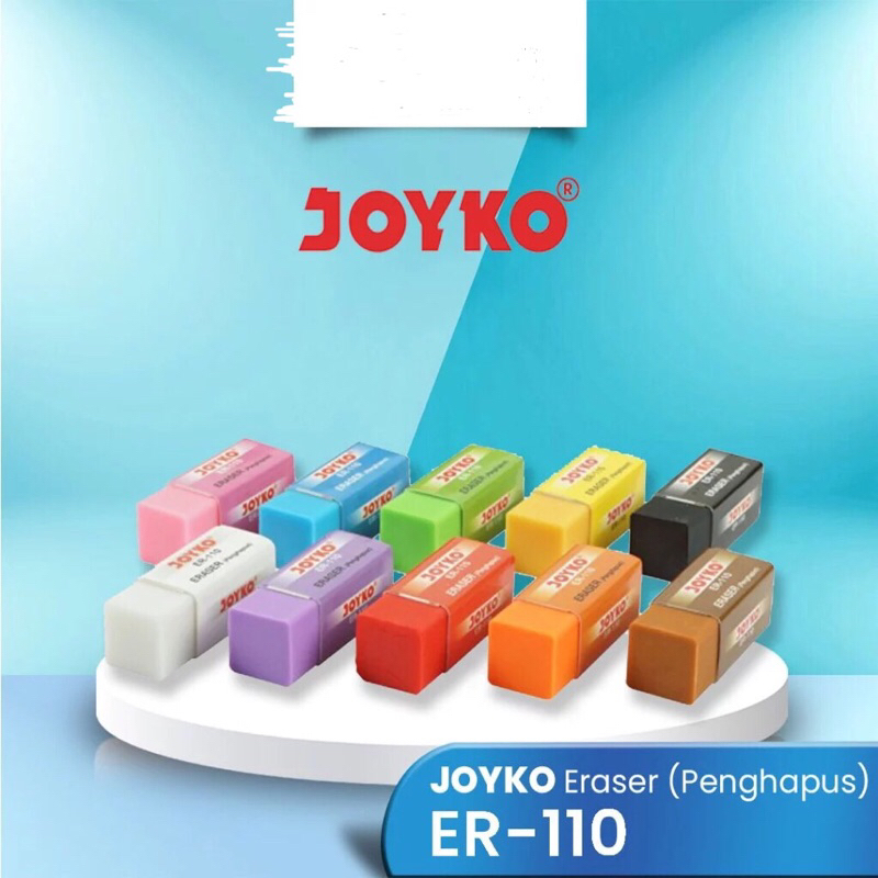 Jual PENGHAPUS JOYKO ER-110/ ERASER JOYKO ER-110/PENGHAPUS JOYKO WARNA | Shopee Indonesia