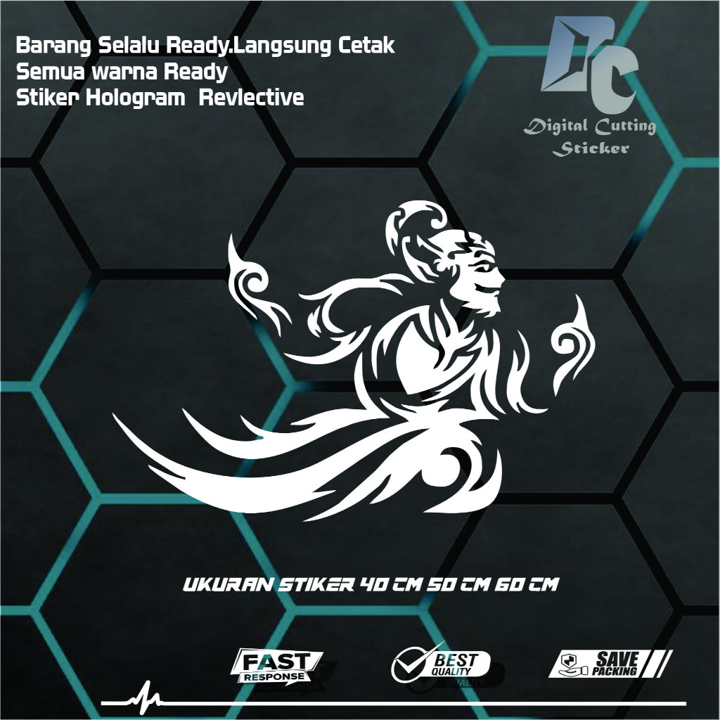 Jual Sticker Cutting Wayang PO Haryanto Big Size stiker bahan ...