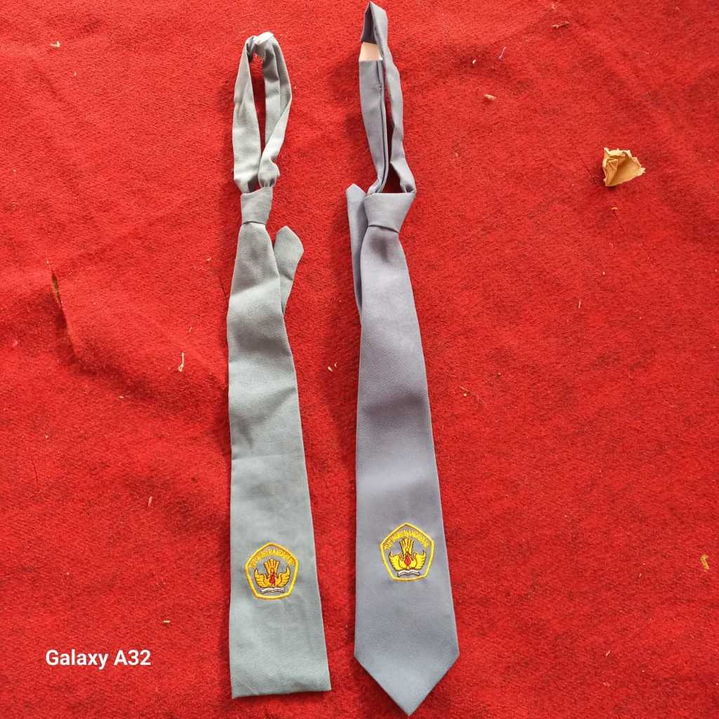 Jual Dasi SMA bordir kuning perekat 20 biji | Shopee Indonesia