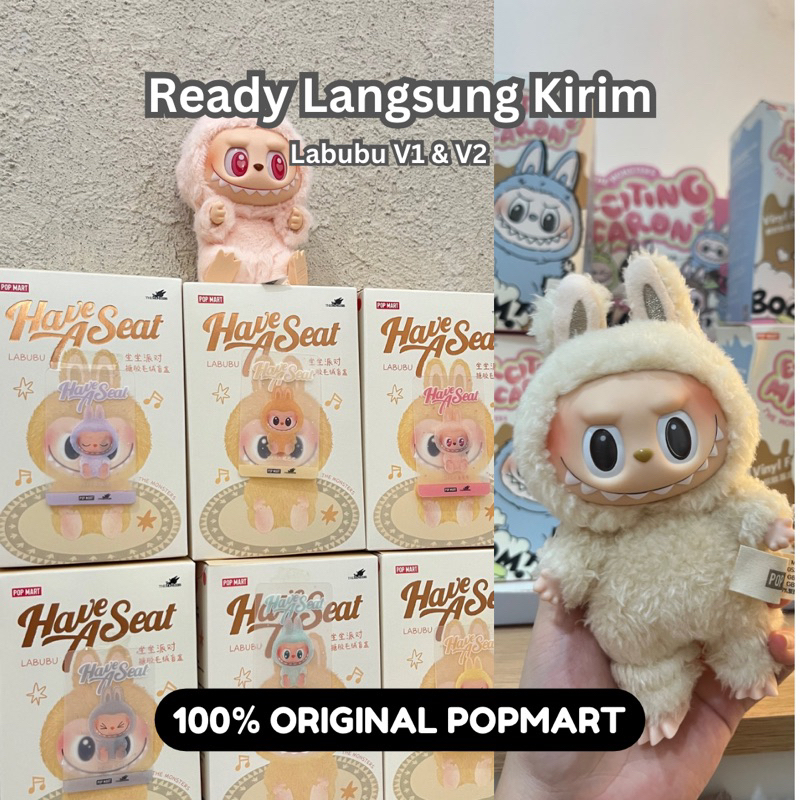 Jual READY STOCK SELECTED EXCITING MACAROON LABUBU VER 1 & VER 2 HAVE A ...