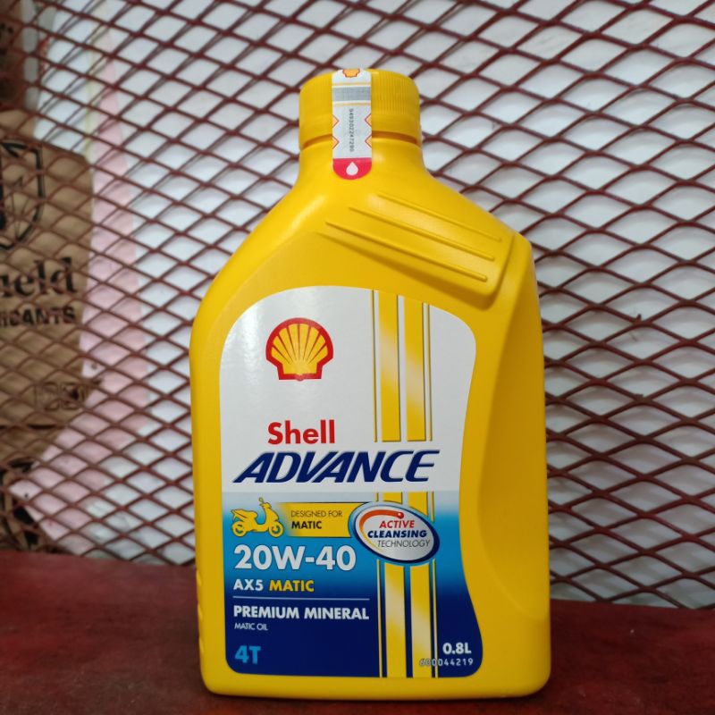 Jual Shell Advance 4T AX5 Matic 20W-40 0,8L | Shopee Indonesia
